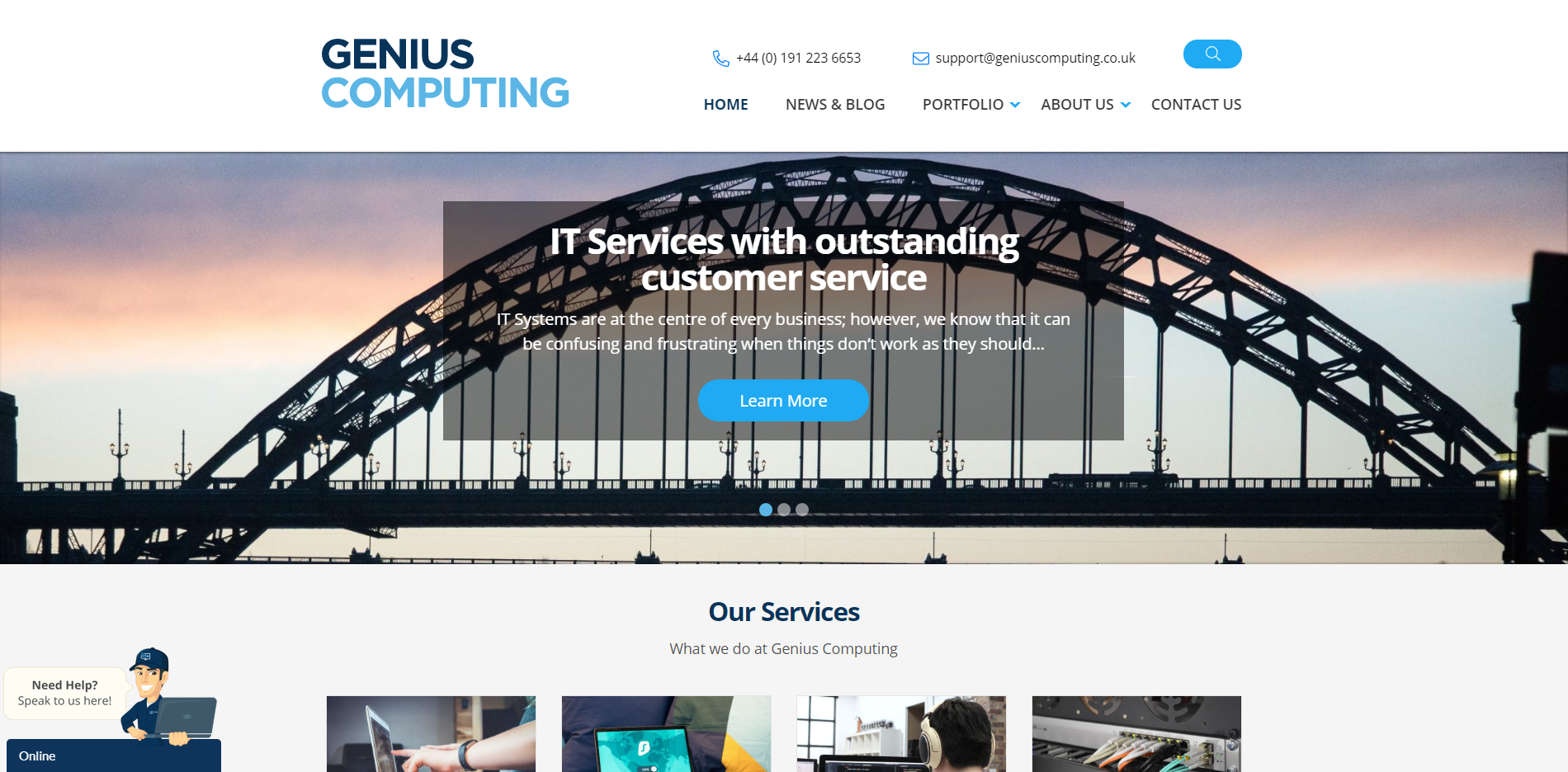 New Website Launched! - Genius Computing - 2020